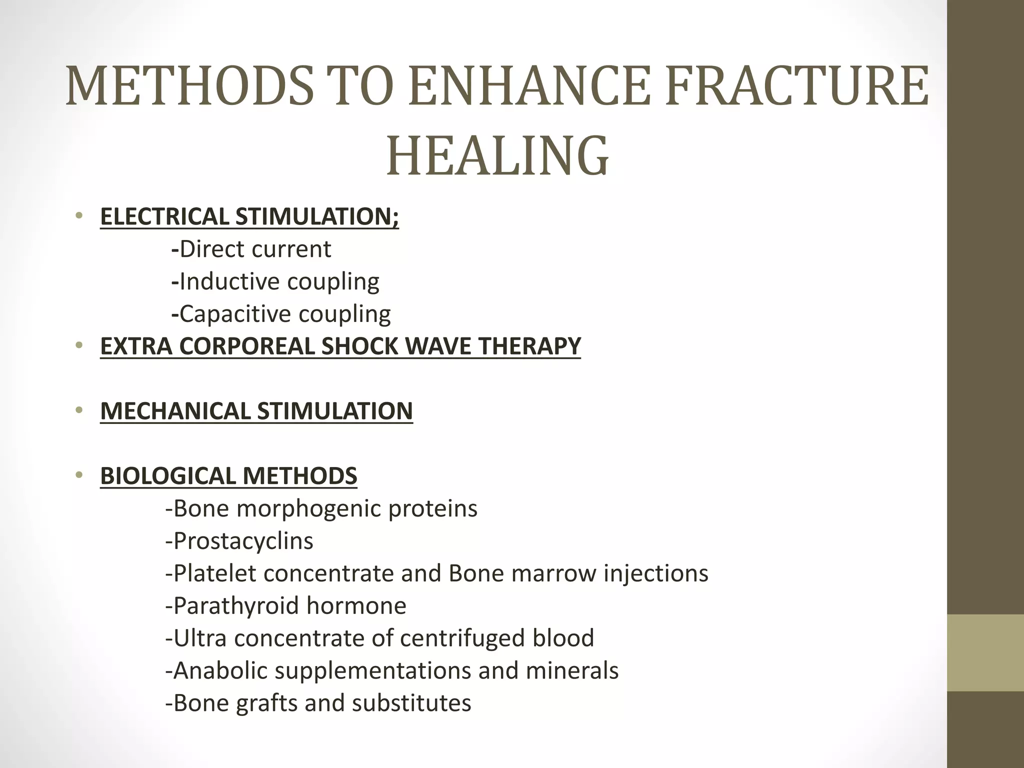 Factors affecting fracture healing | PPTX