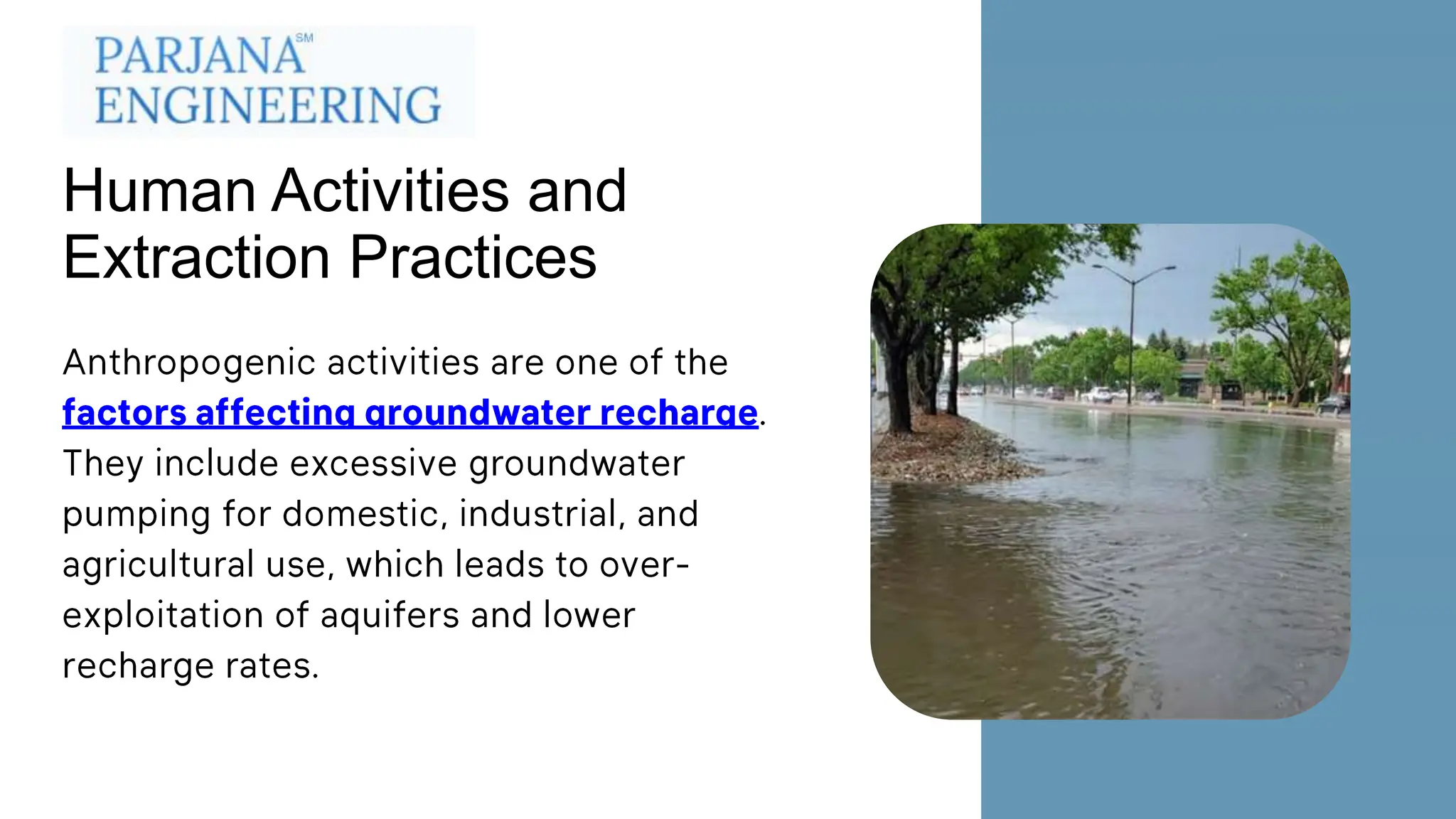 Factors Affecting Groundwater Recharge for Effective Water Resource ...