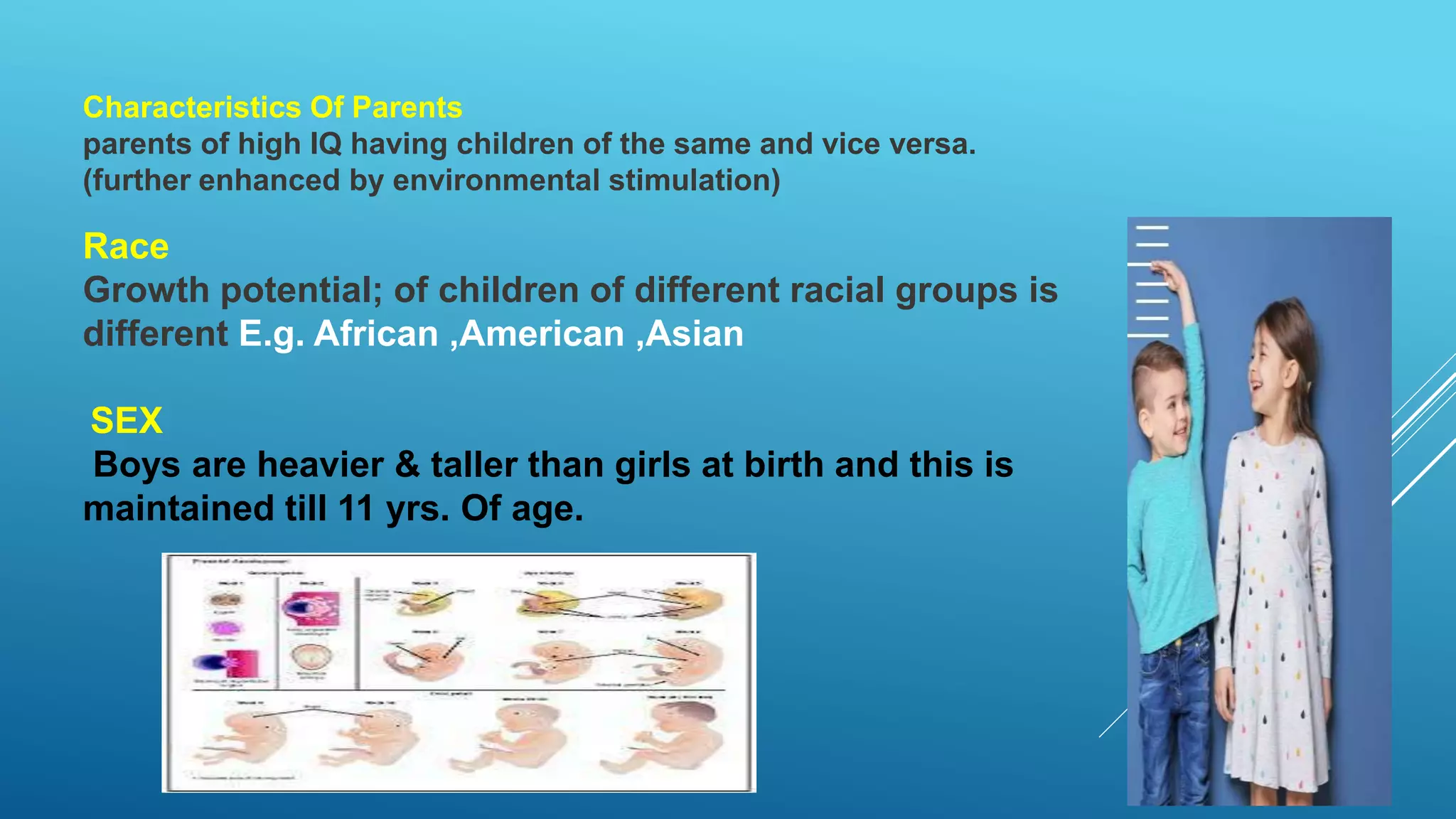 Factors affecting growth & development of children | PPTX