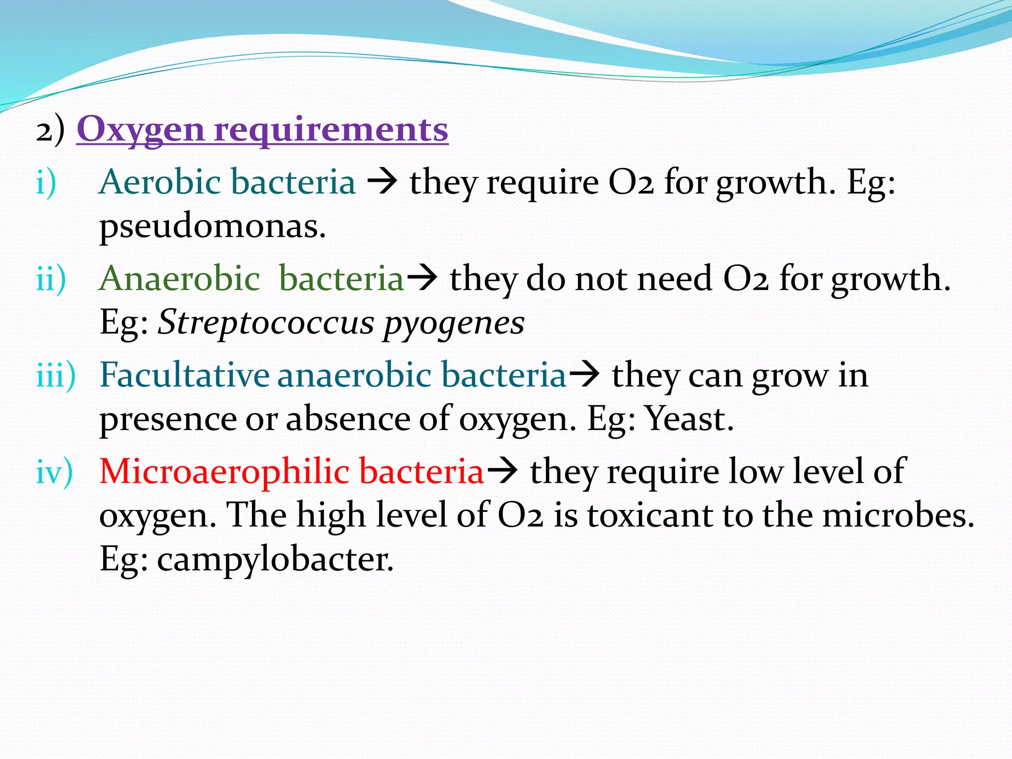 Factors affecting growth of bacteria | PPTX