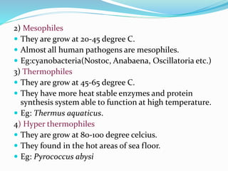 Factors affecting growth of bacteria | PPTX