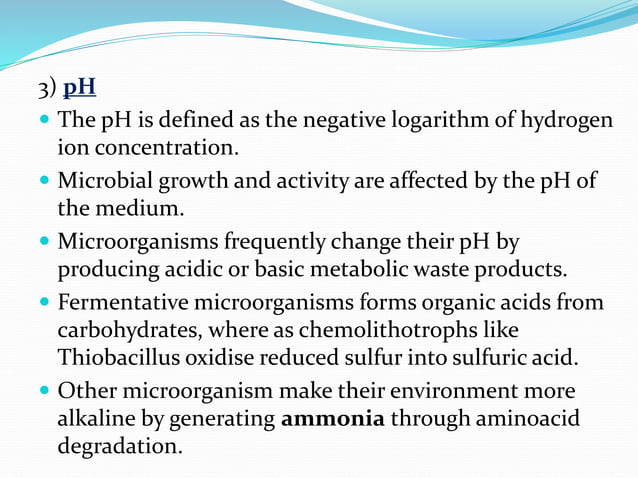 Factors affecting growth of bacteria | PPTX | Biological Sciences | Science