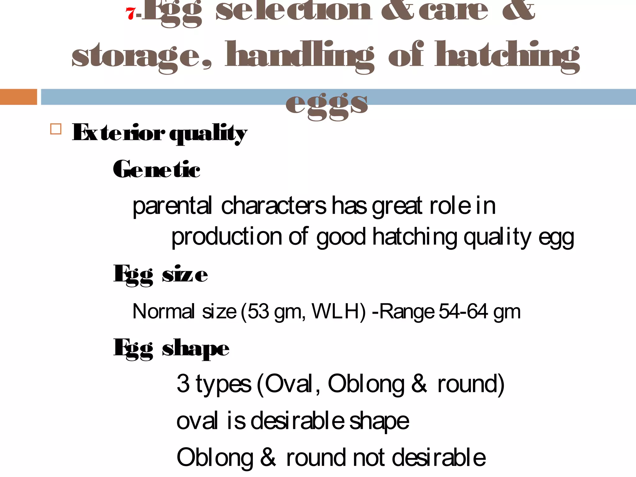 Factors affecting hatchability | PPT