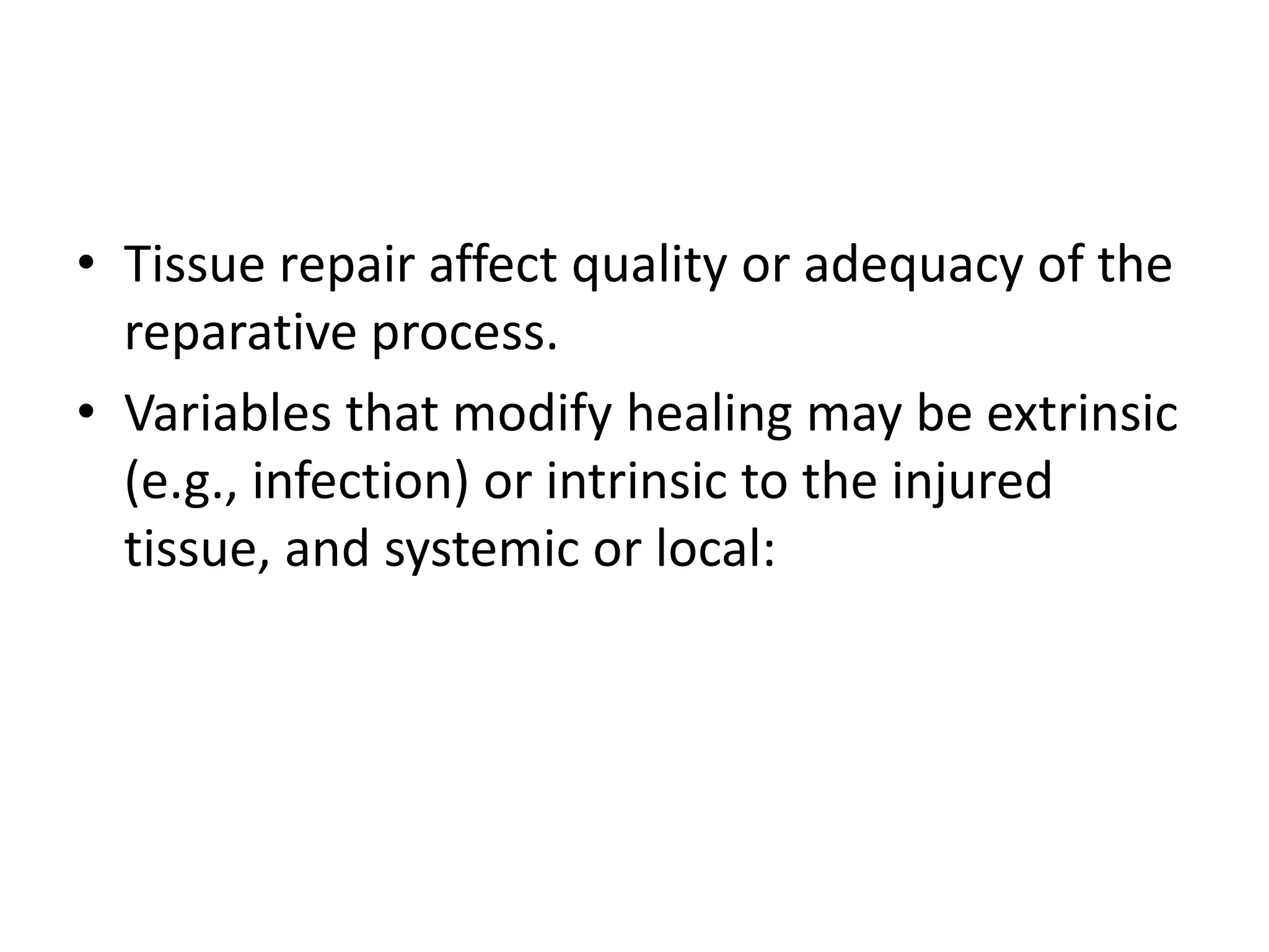 Factors affecting healing | PPT