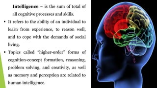Factors affecting intelligence | PPTX