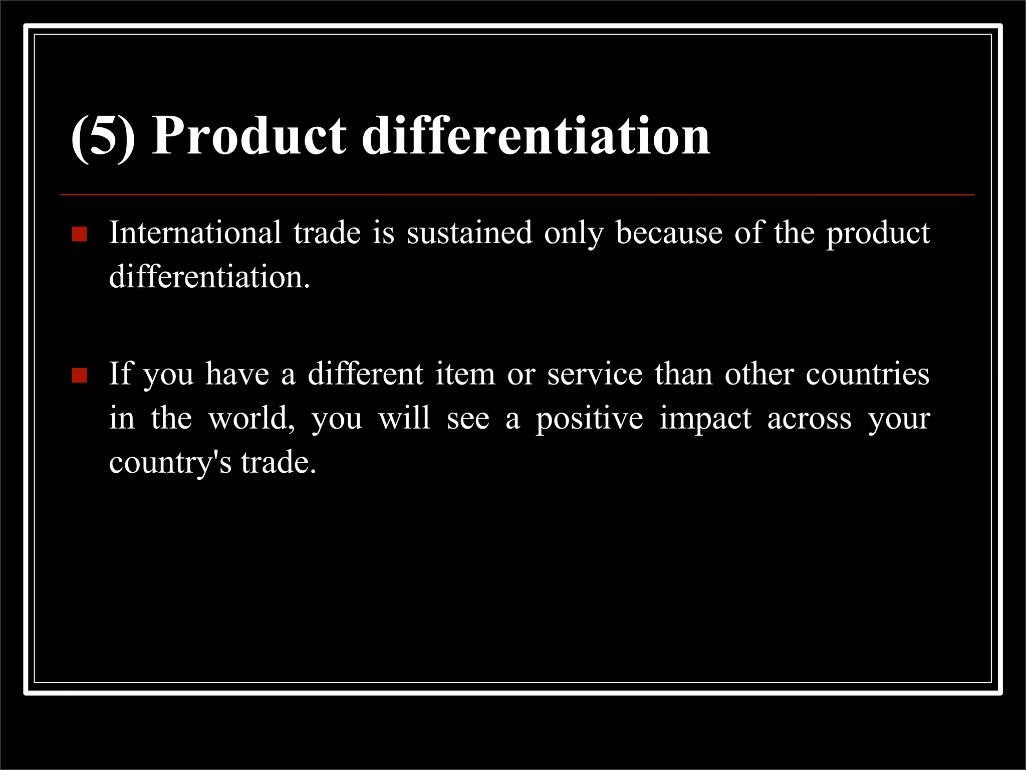Factors affecting international trade | PPTX