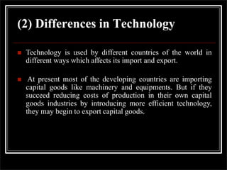 Factors affecting international trade | PPTX
