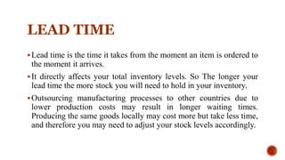 Factors affecting inventory management | PDF