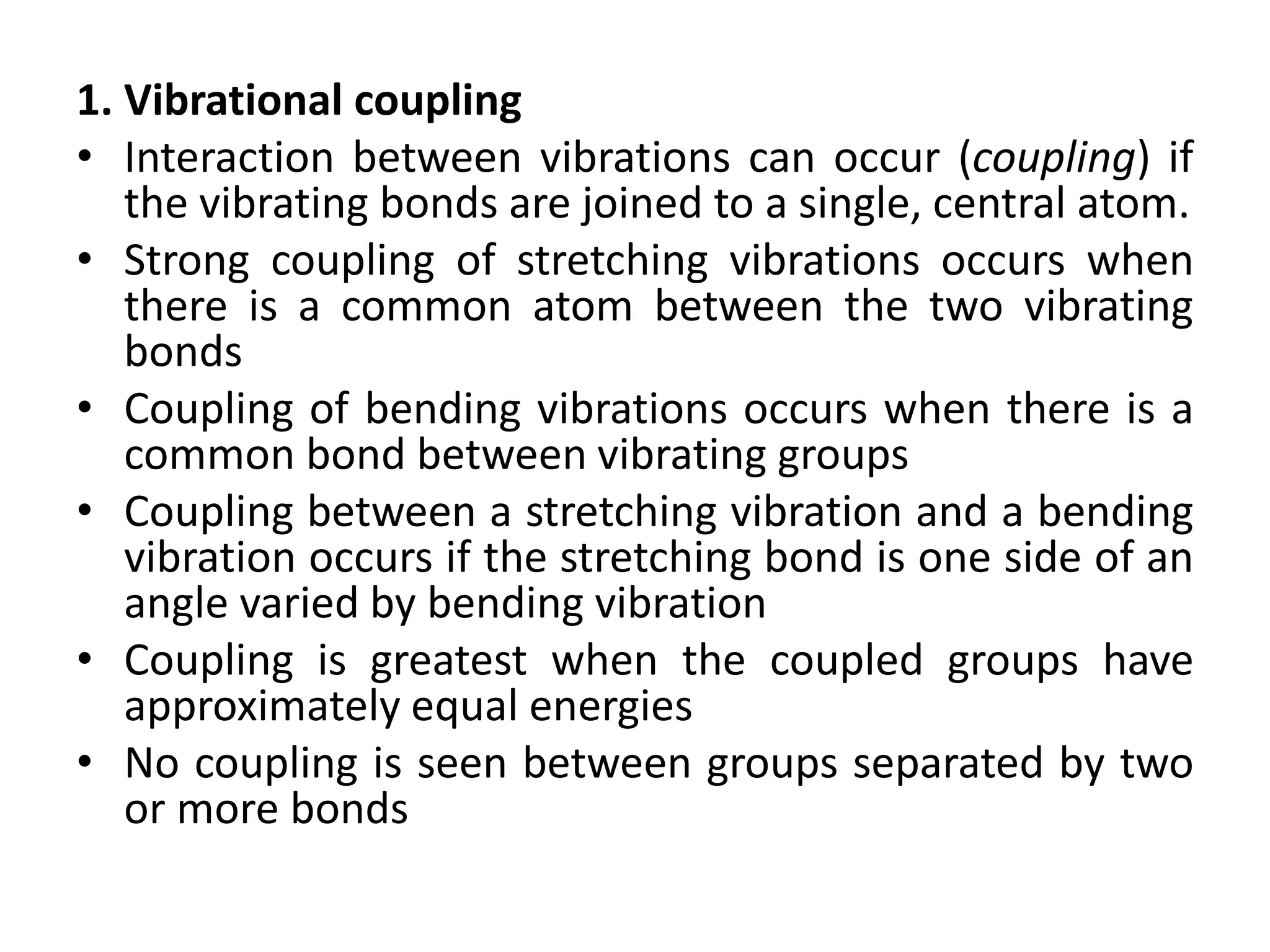 Factors affecting IR absorption frequency | PPTX