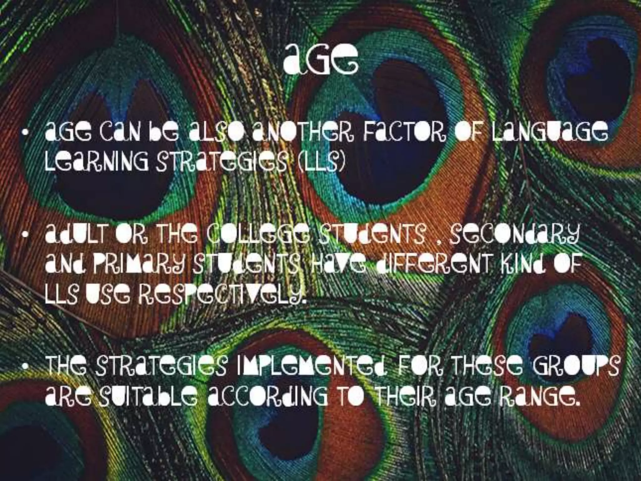 Factors Affecting Language Learners Strategy Ppt