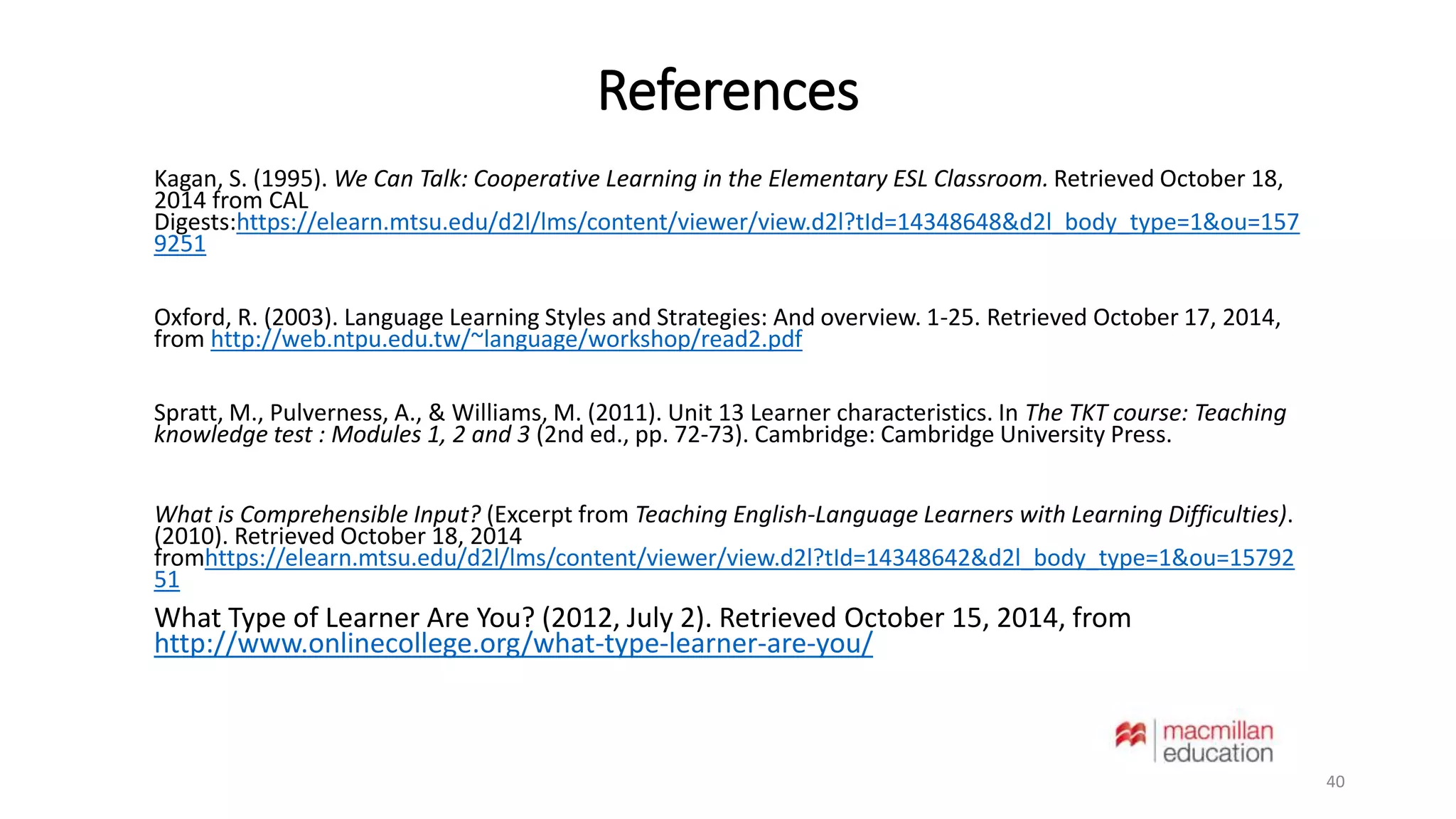 Factors affecting language learning | PPTX
