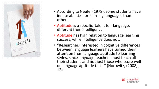 Factors affecting language learning | PPTX | Secondary Education ...