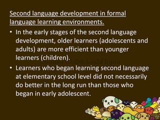 Factors affecting language learning strategies | PDF | Education