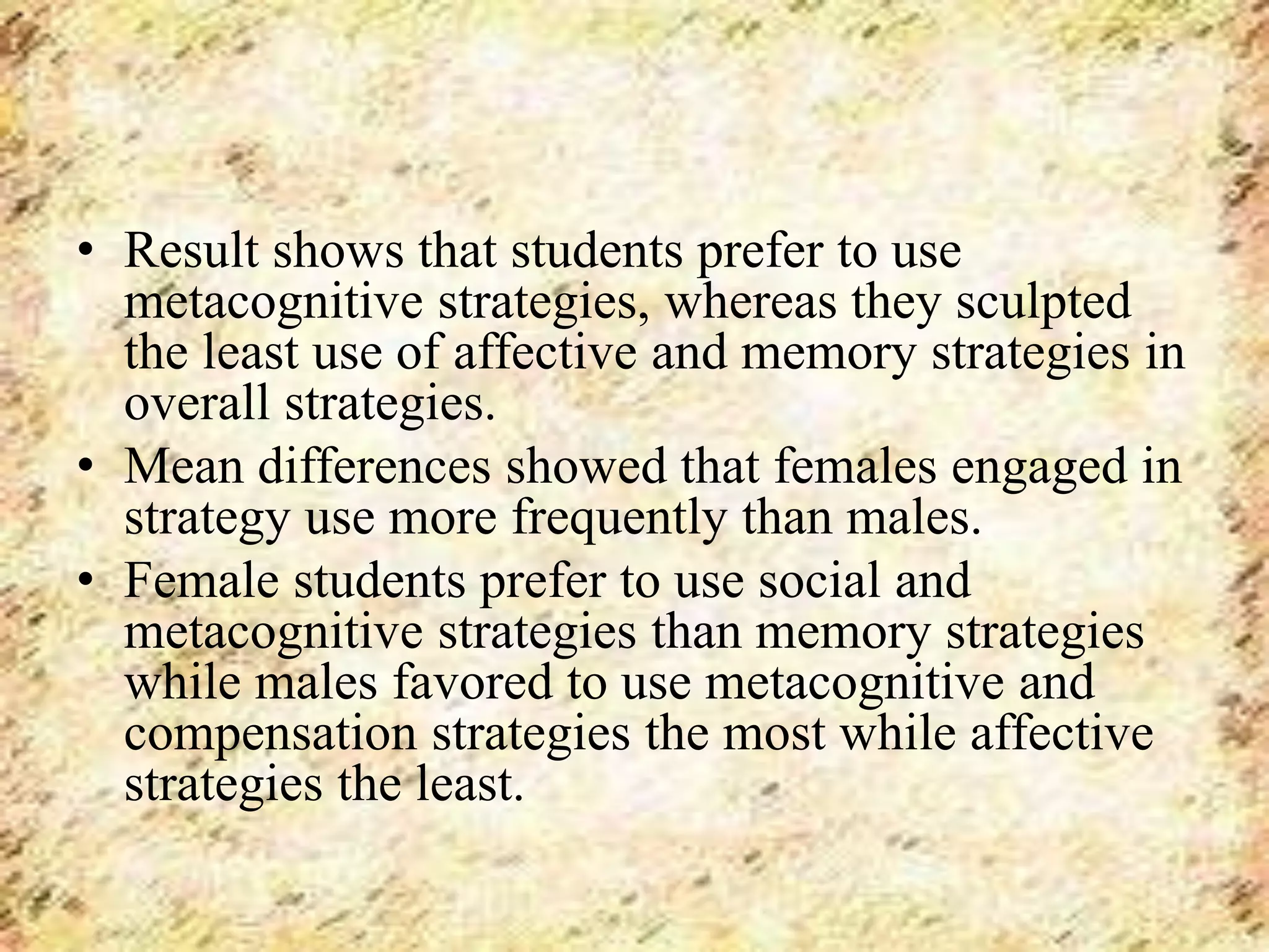 Factors affecting language learning strategies | PPT
