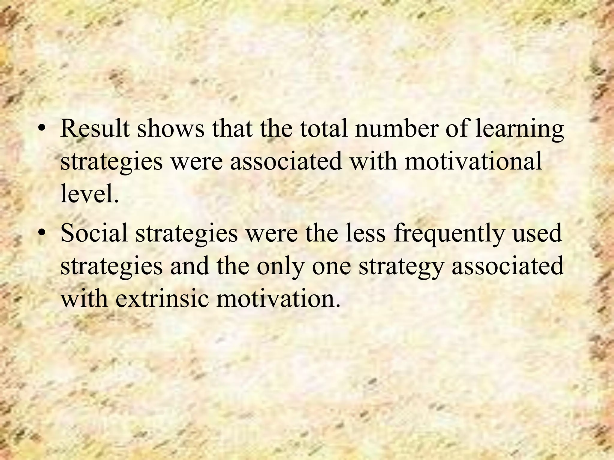 Factors affecting language learning strategies | PPT