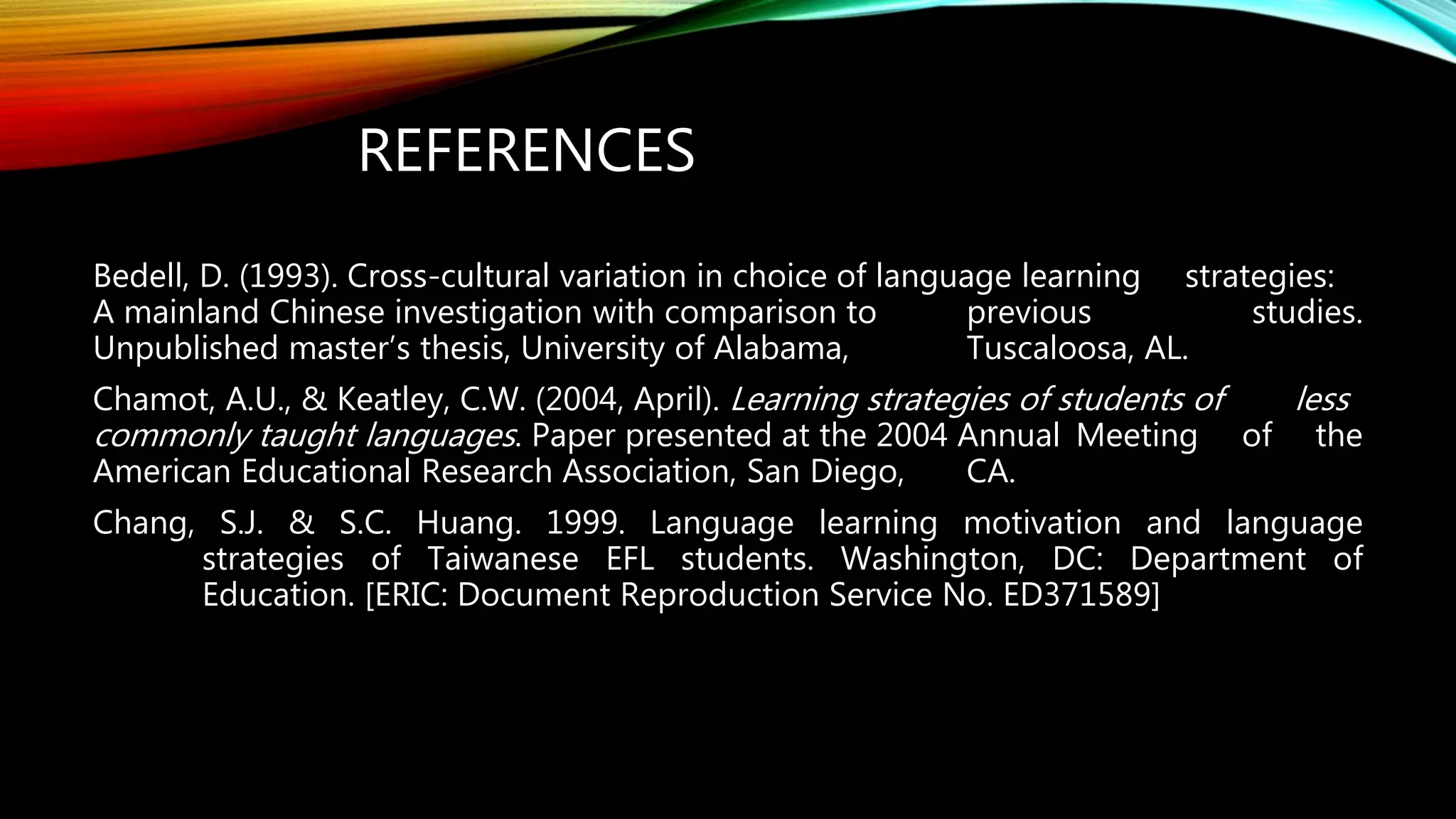 Factors affecting language learning strategy | PPTX