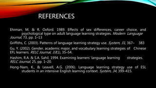 Factors affecting language learning strategy | PPTX