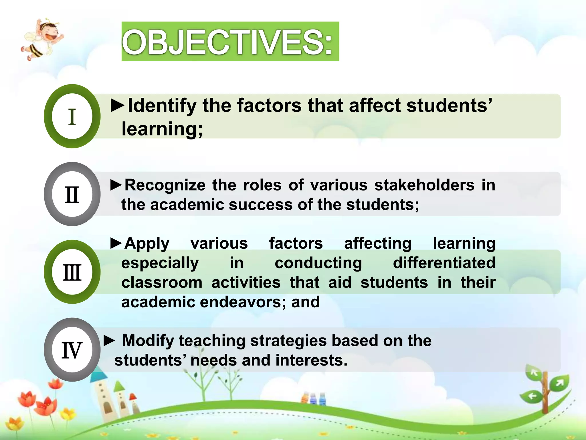 Factors affecting learning | PPT Factors affecting learning | PPT