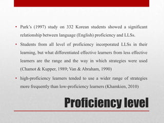 5 Factors Affecting Language Learning Strategies | PPT