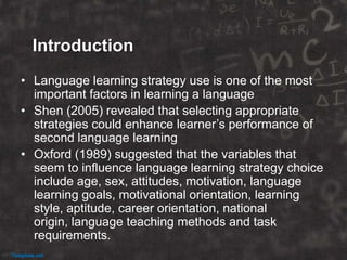 Factors affecting lls | PPT