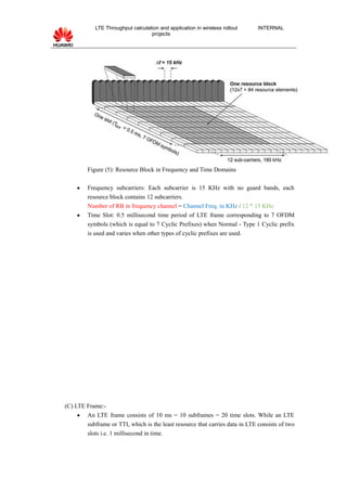 Factors affecting lte throughput and calculation methodology | DOC ...