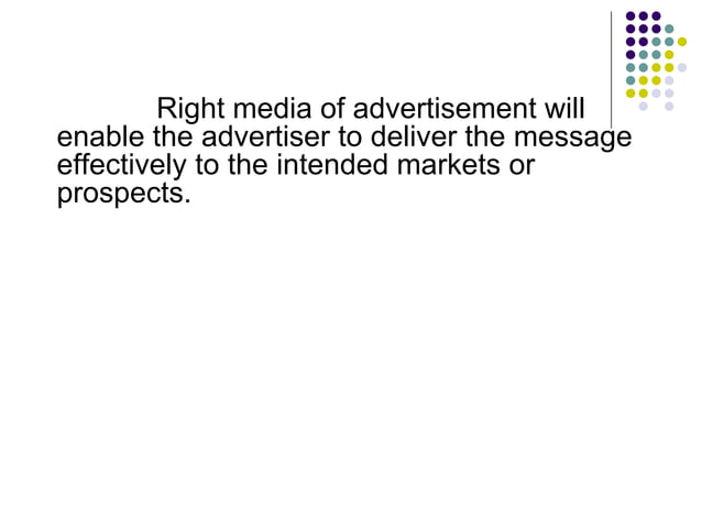 Factors affecting media selection | PPT | Media Industry | Industries