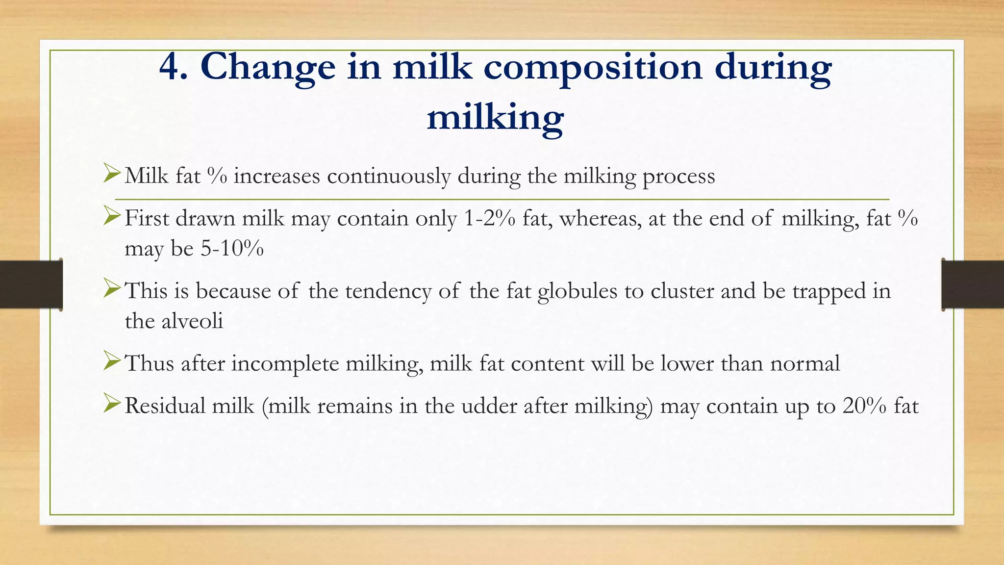 Factors affecting milk production | PPTX