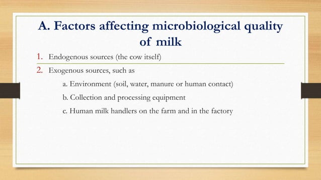 Factors affecting milk production | PPTX
