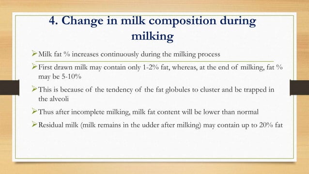 Factors affecting milk production | PPTX