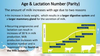 Factors affecting milk quality and quantity | PPTX