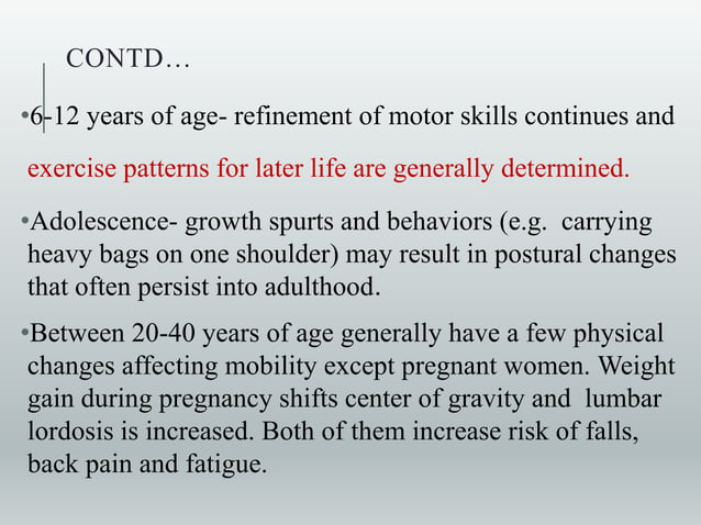 Factors affecting mobility.pptx | Bone and Joint Conditions | Diseases ...