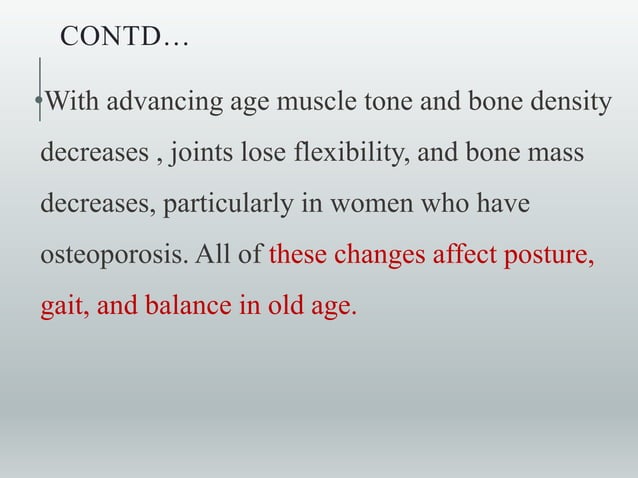 Factors affecting mobility.pptx | Bone and Joint Conditions | Diseases ...