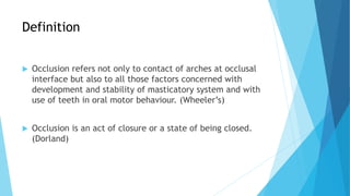 Factors affecting normal occlusion | PPTX