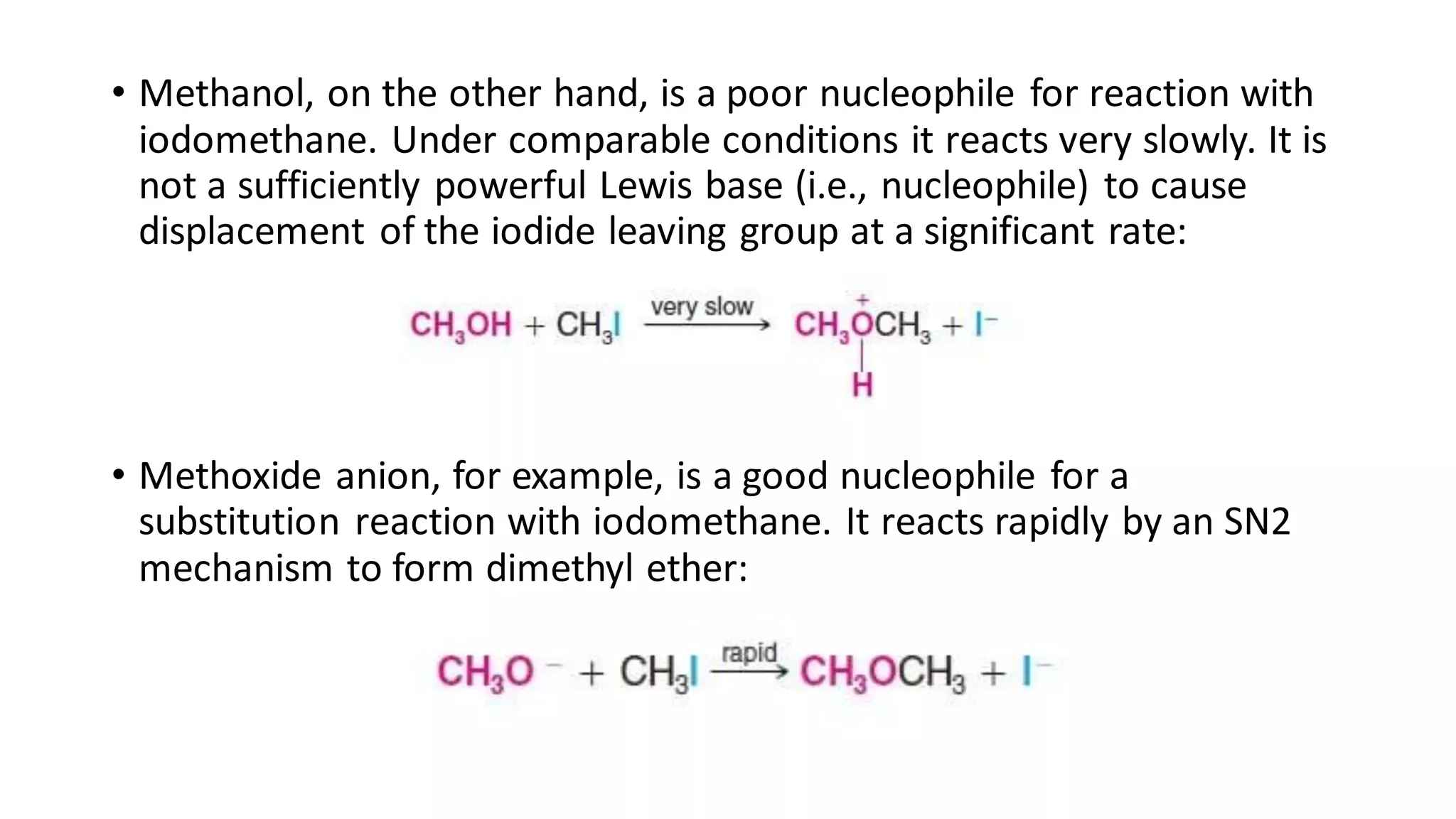 Factors affecting nucleophilic substitution reactions finished d | PDF