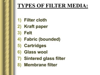 Factors affecting of filtration | PPT