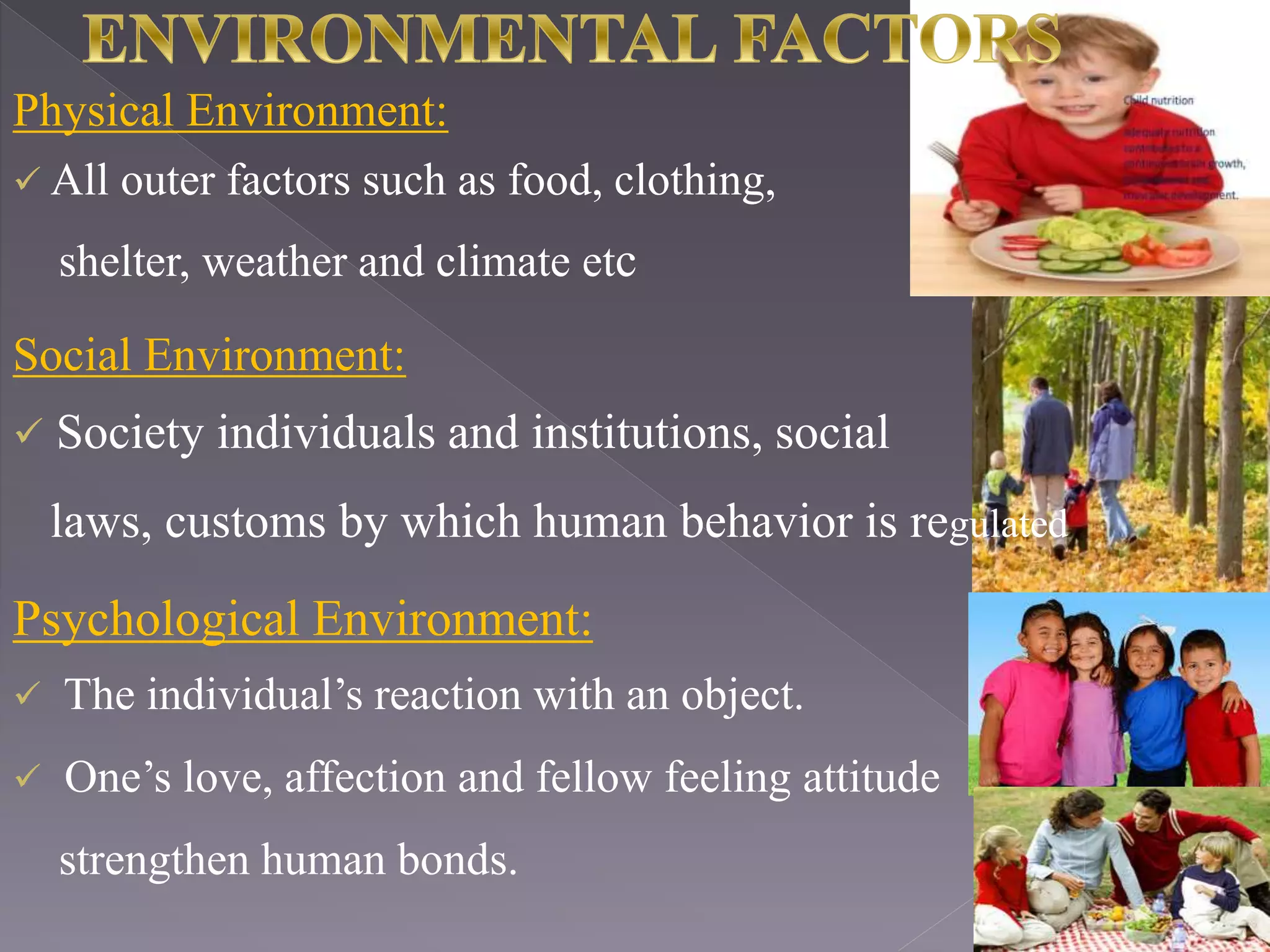 Factors affecting growth and development | PPTX