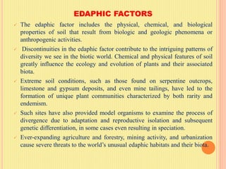 Factors affecting Plant Health – Edaphic factors and Biotic Factors | PDF