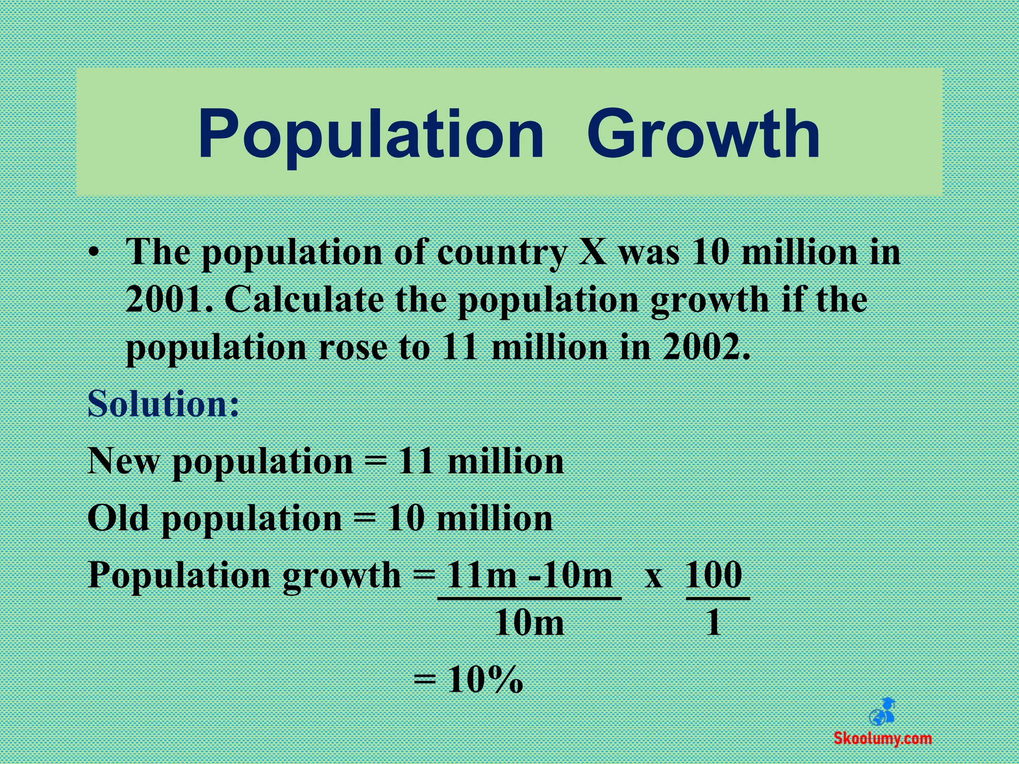 Factors affecting population growth | Economic Development | PDF