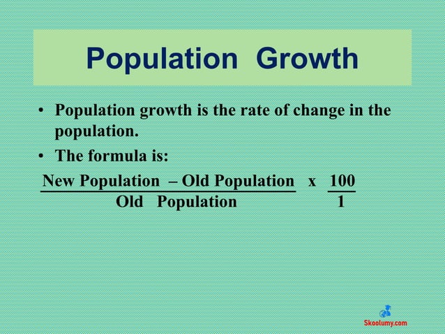 Factors affecting population growth | Economic Development | PPT
