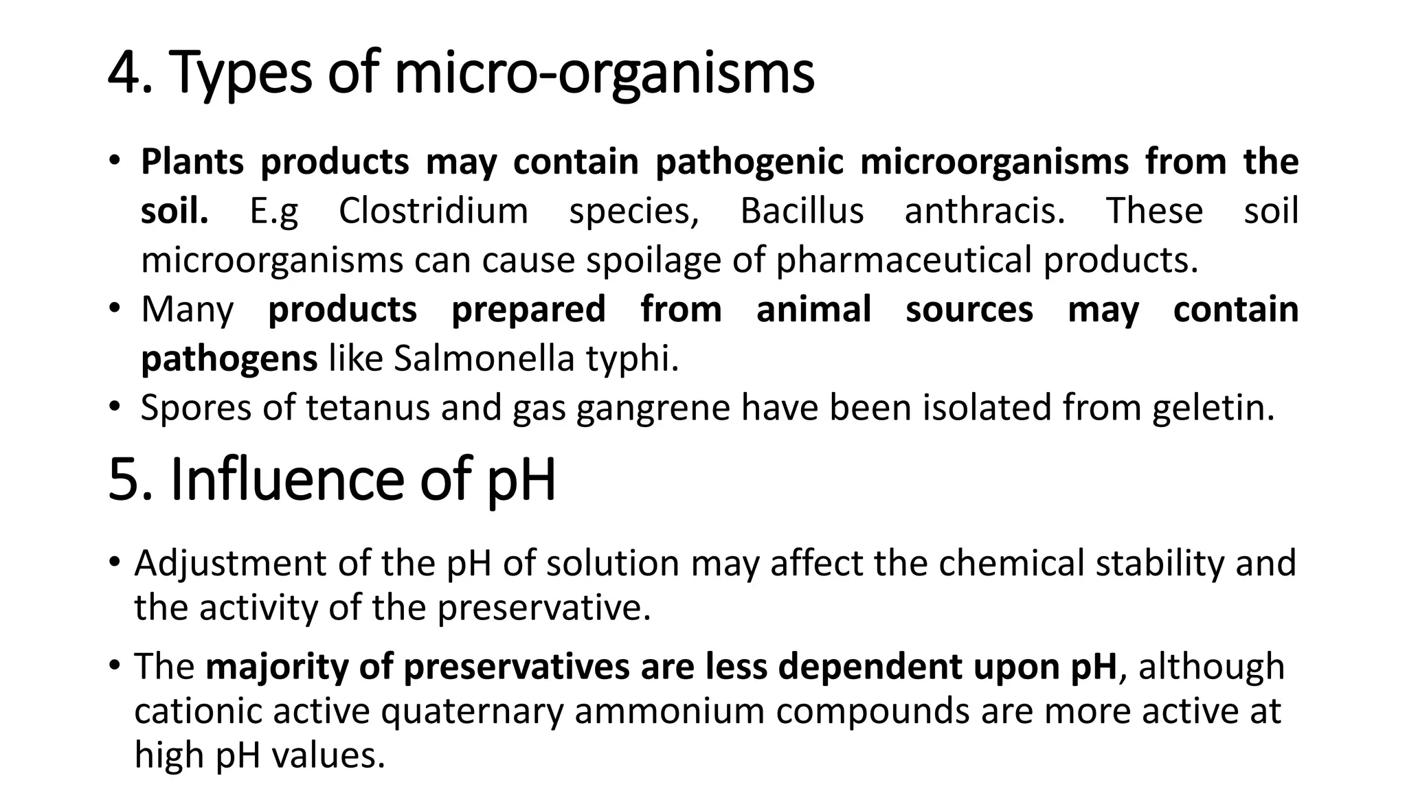 Factors affecting preservative efficacy | PPTX