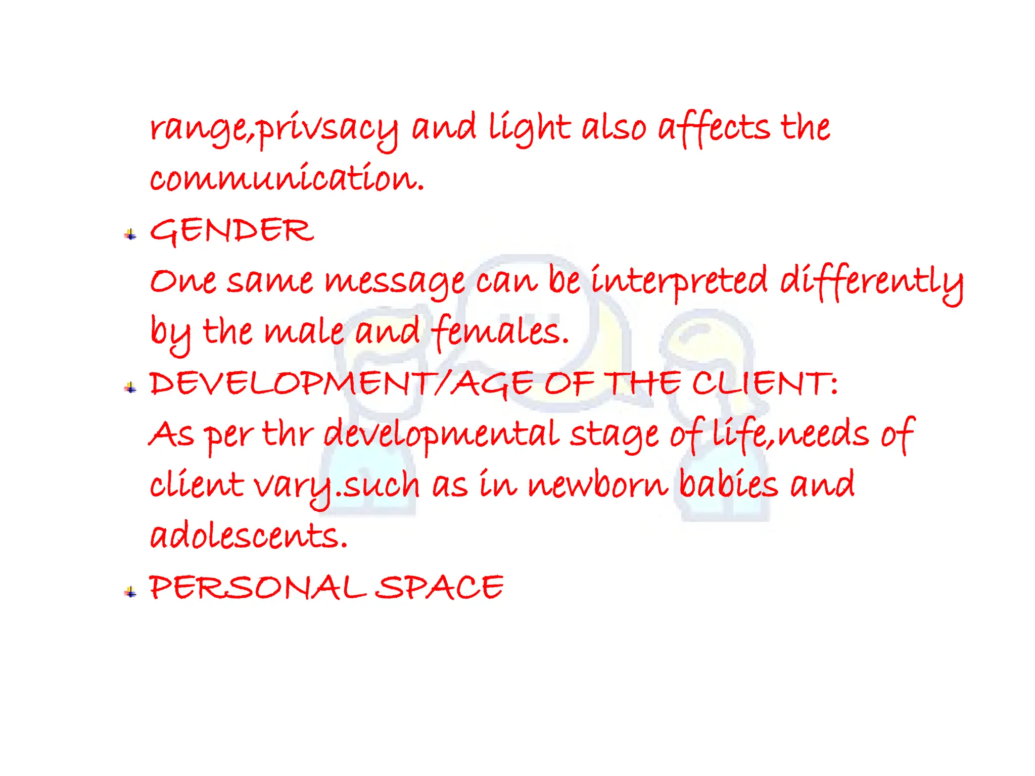 factors affecting process IN COMMUNICATION | DOC