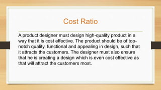 Factors Affecting Product Design - Avantika University | PPTX