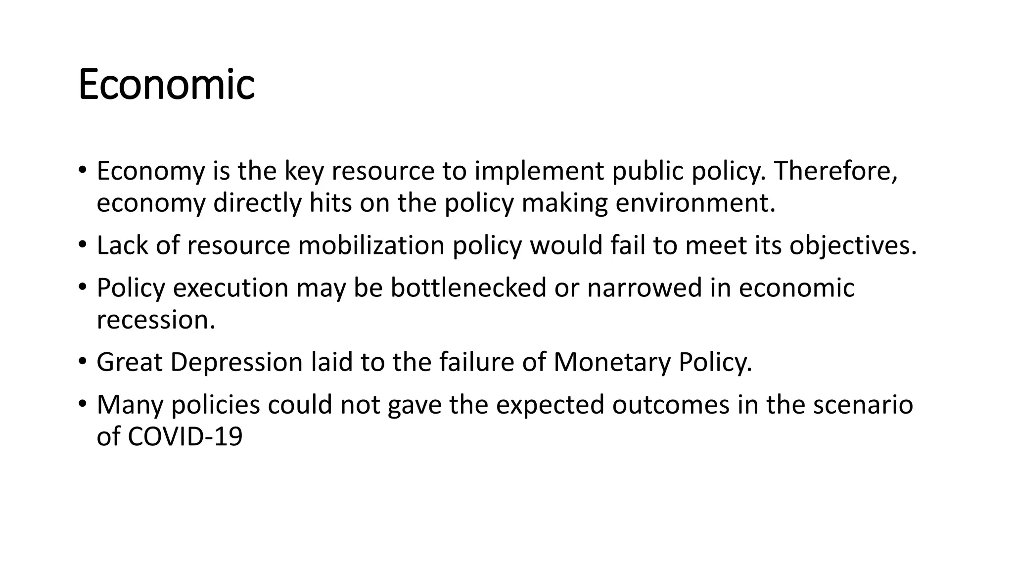 Factors affecting public policy | PDF