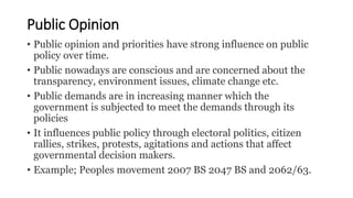Factors affecting public policy | PDF