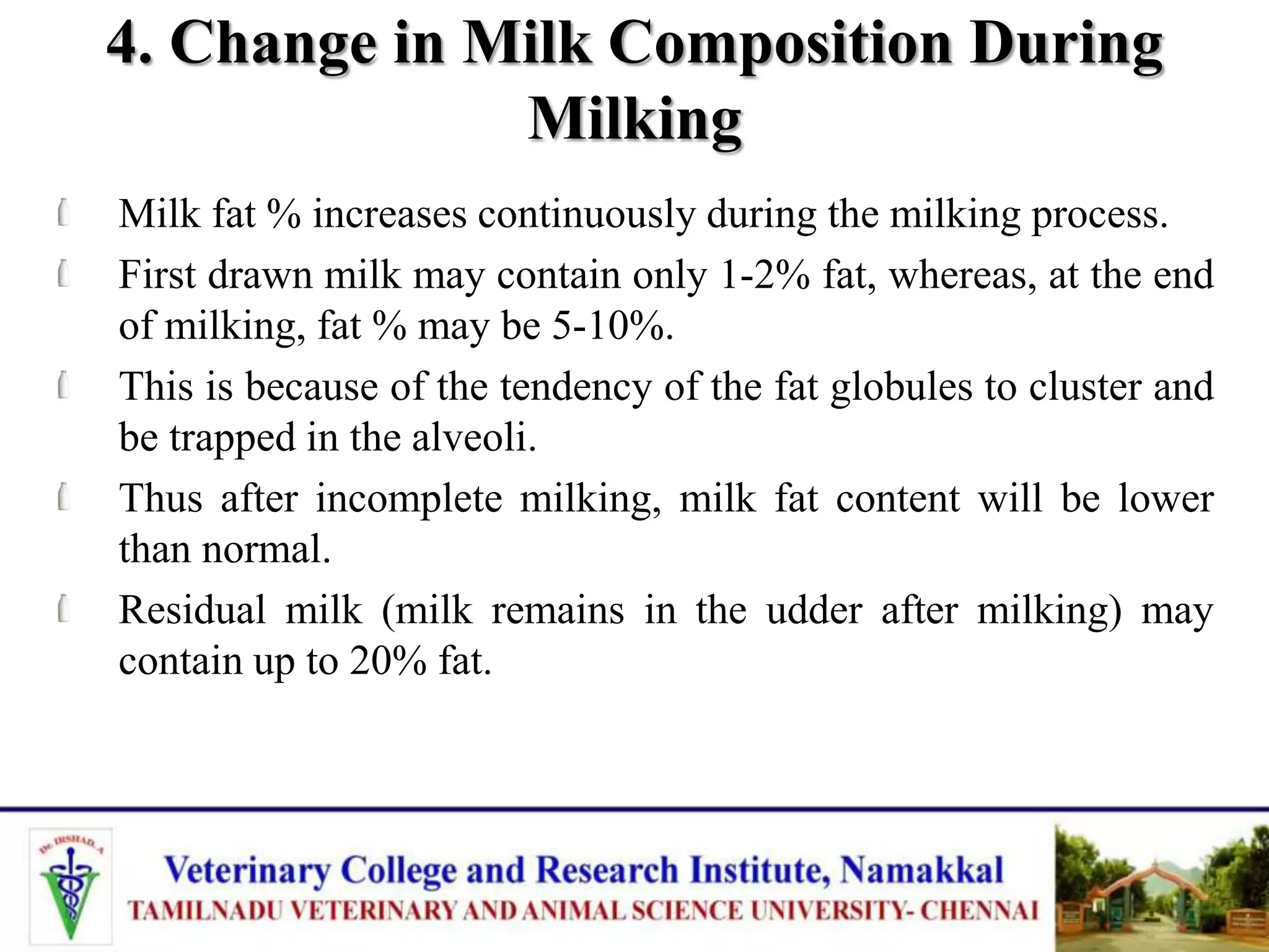 Factors affecting quality and quantity of milk in dairy cattle | PPTX