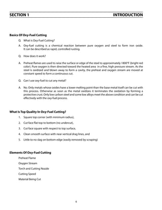 Factors affecting quality in oxy fuel cutting-2006-ESAB | PDF