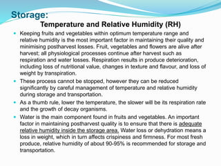 FACTORS AFFECTING QUALITY OF FRESH PRODUCE | PPTX