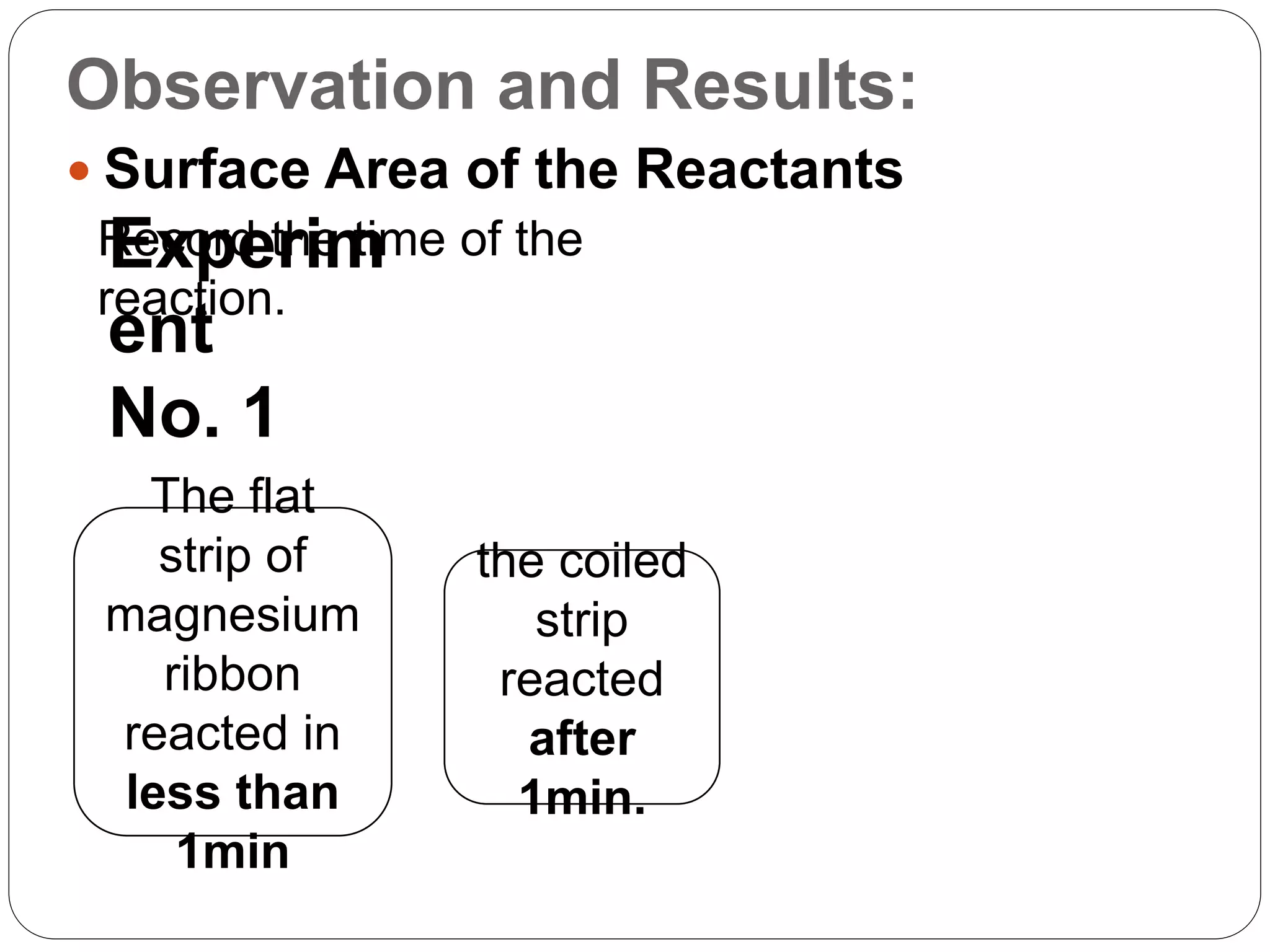 Factors affecting rate of chemical reactions | PPTX
