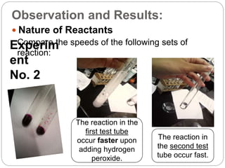 Factors affecting rate of chemical reactions | PPTX