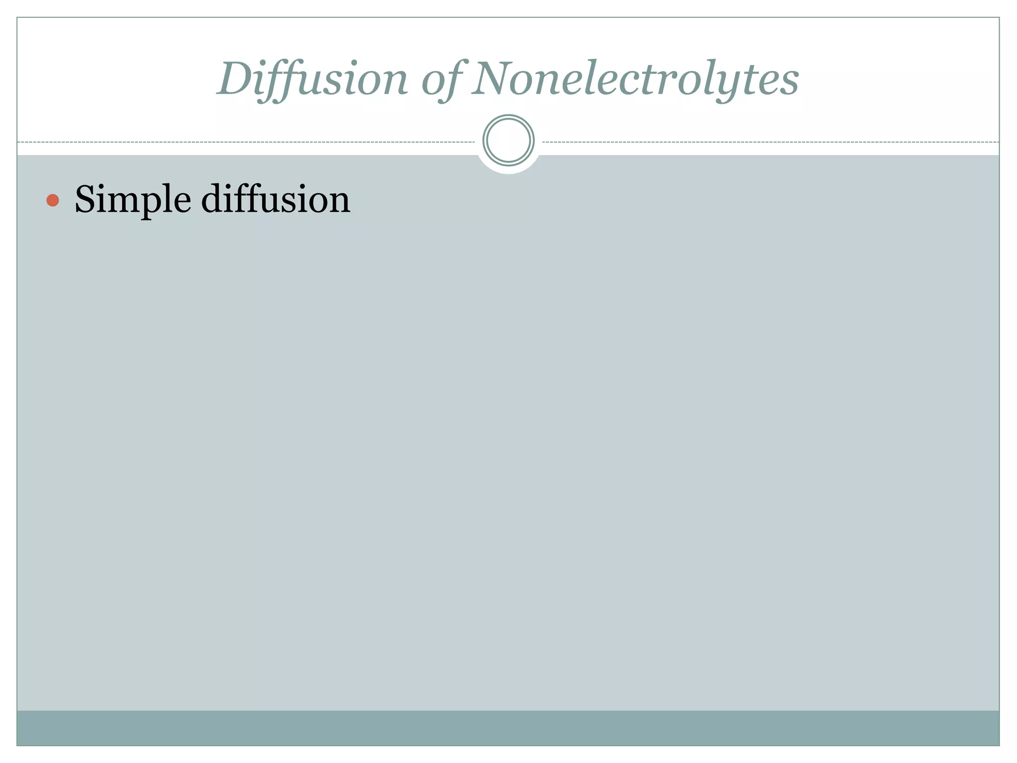 Factors affecting rate of diffusion | PPTX